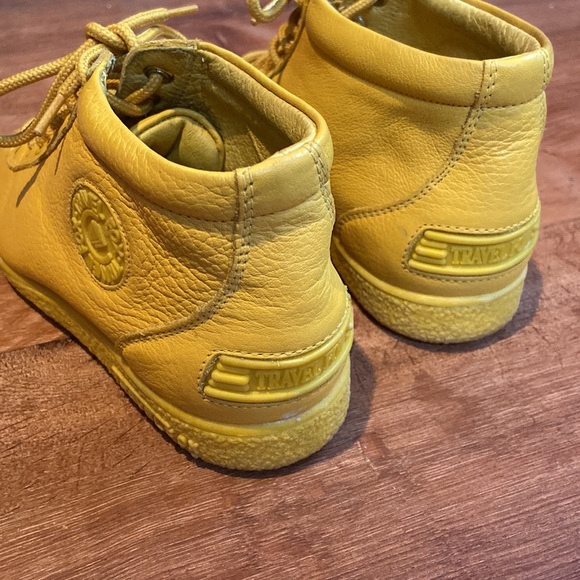 Travel Fox | Shoes | Vintage Travel Fox Mustard Yellow Ankle Sneakers ...